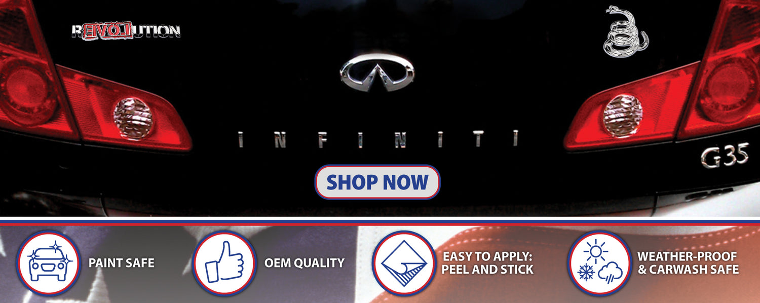 Revolution Car Badges